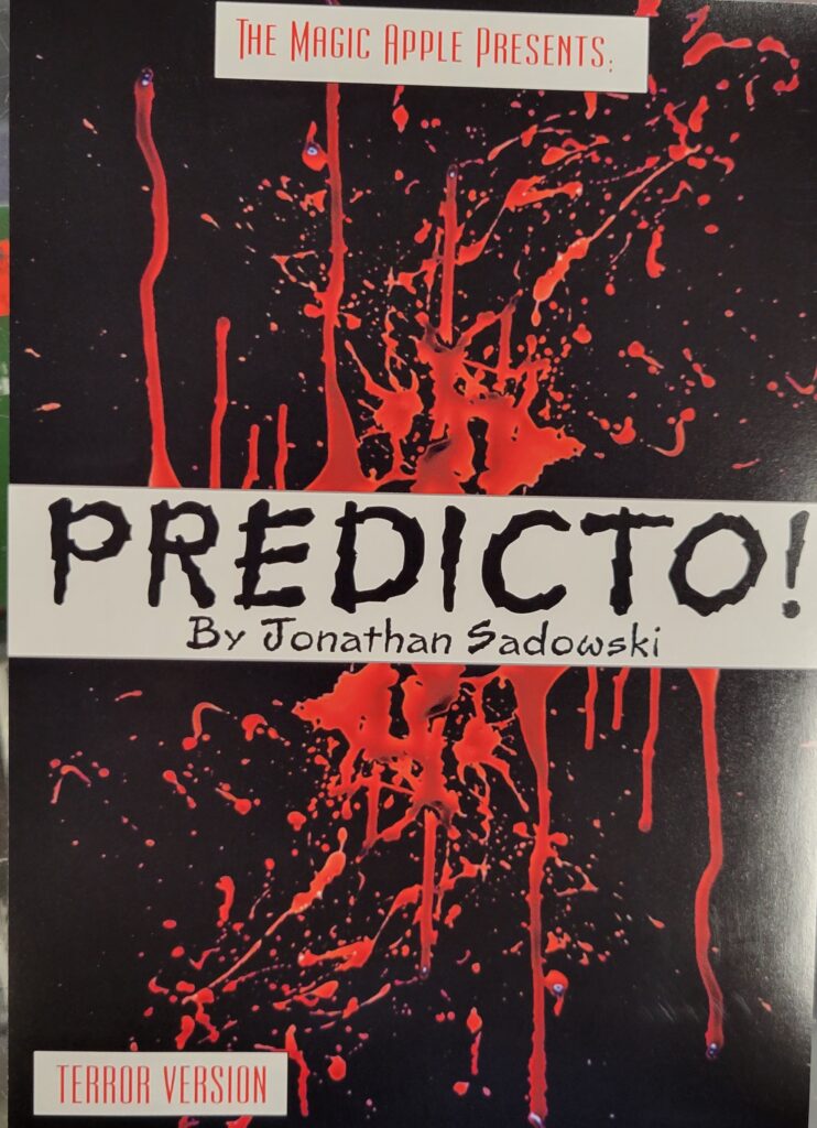 Predicto TERROR EDITION by Jonathan Sadowski - The Magic Apple