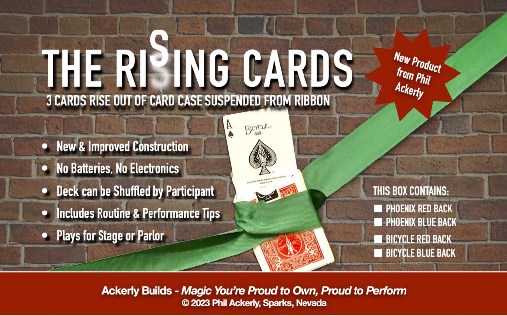 THE RISING CARDS by Phil Ackerly - The Magic Apple